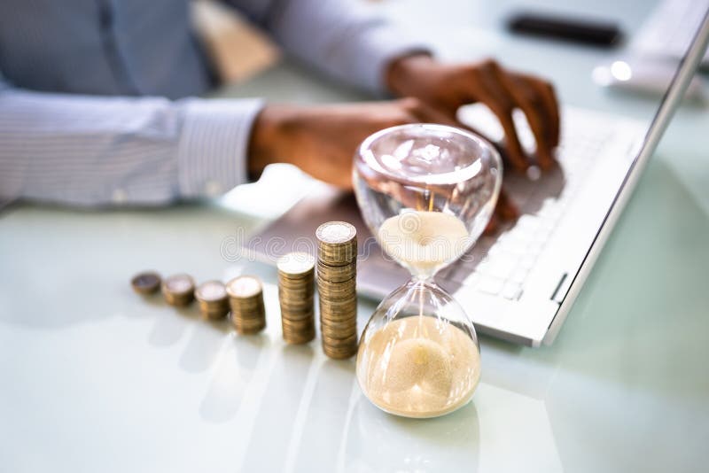 Increasing Money Coin Stack Concept Stock Image - Image of cash ...