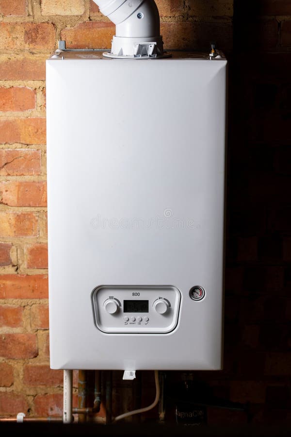 Increasing Price for Gas. Control Panel of Central Heating at Combi ...