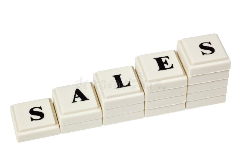 Increasing Sales stock photo. Image of profit, block - 11159654