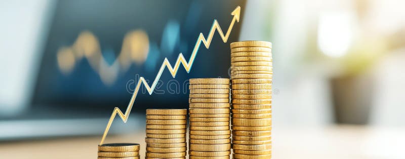 Increasing Stacks, AI Generated Stock Illustration - Illustration of ...