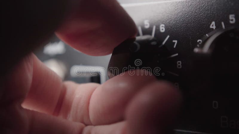 Increasing the Volume To the Max Stock Footage - Video of bass ...