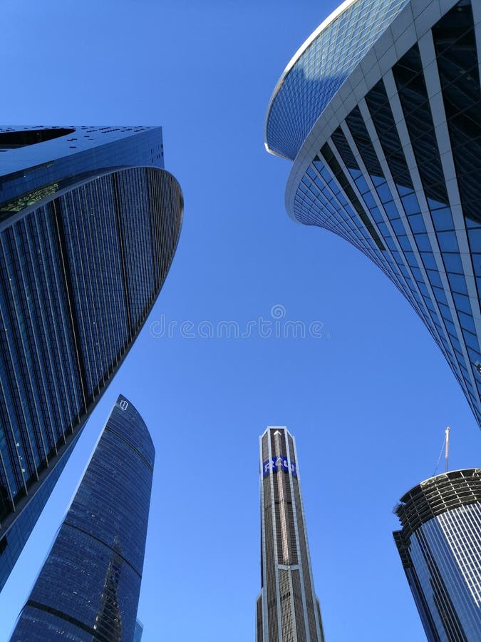 Incredible blue sky editorial photography. Image of moscow - 242795222