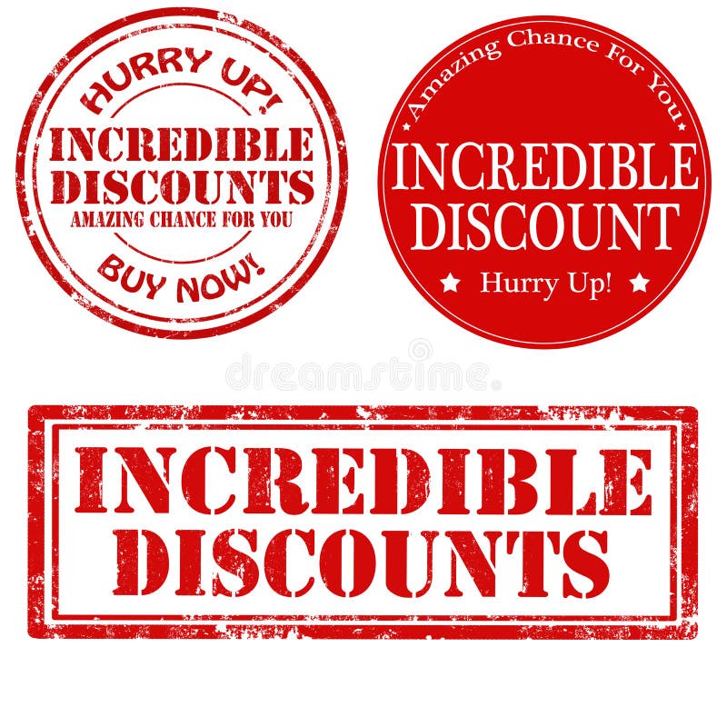 Incredible Discount stock vector. Illustration of offer - 56859976