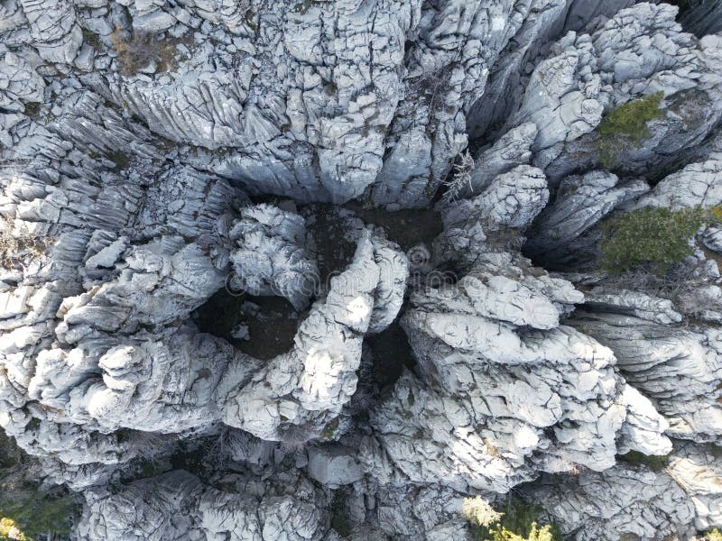 Incredible Geography in Deep Pits, Bowls and Wild Mountains Stock Photo ...