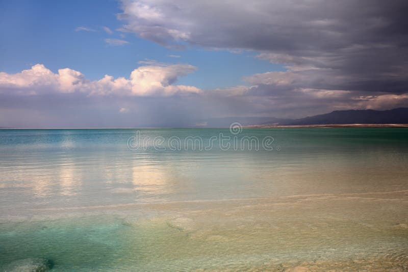 Incredible Lighting Effects on the Sea Stock Image - Image of beach ...
