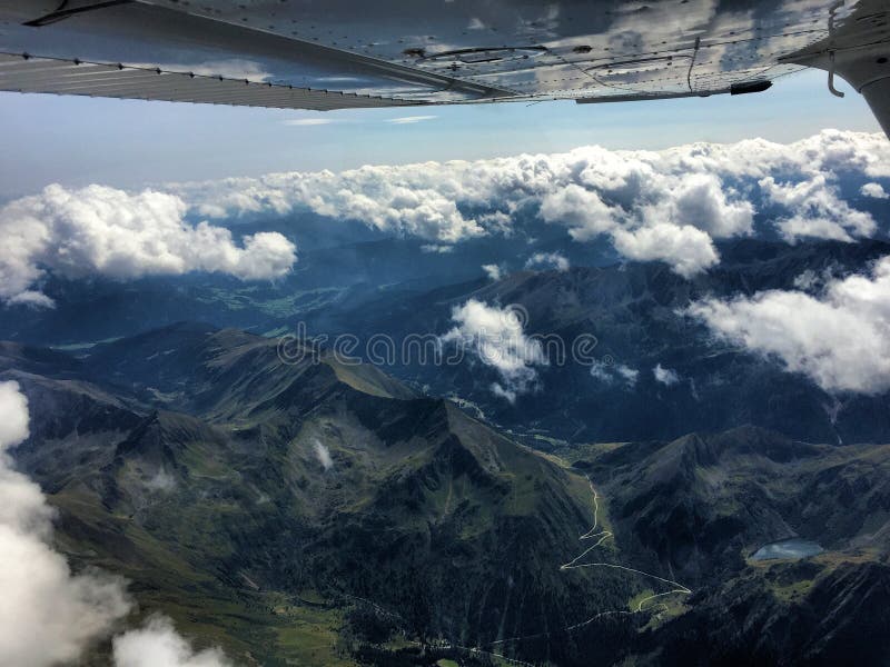 Incredible Mountain Scenery in Austria Seen from a Small Plane 22.8. ...