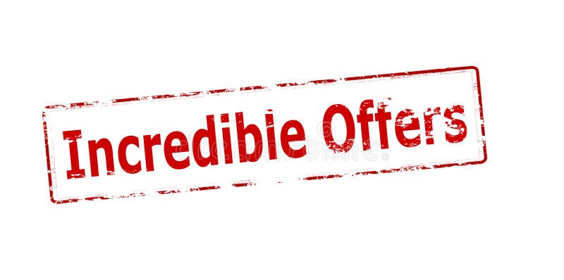 Incredible offers stock illustration. Illustration of unbelievable ...