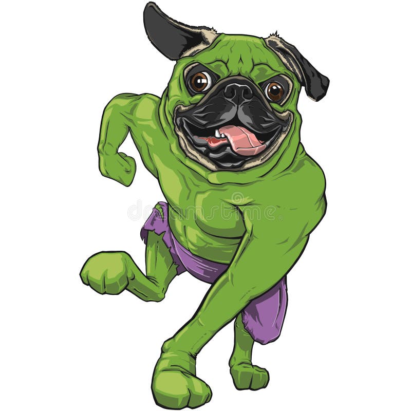 The Incredible Hulk Dog stock photo. Illustration of avengers - 273315558