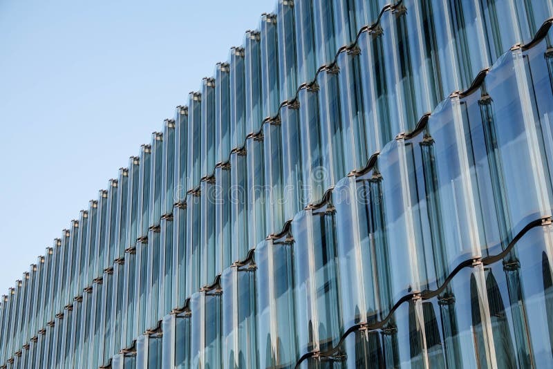 Incredible Shot of a Modern Building with Unique Architecture Stock ...