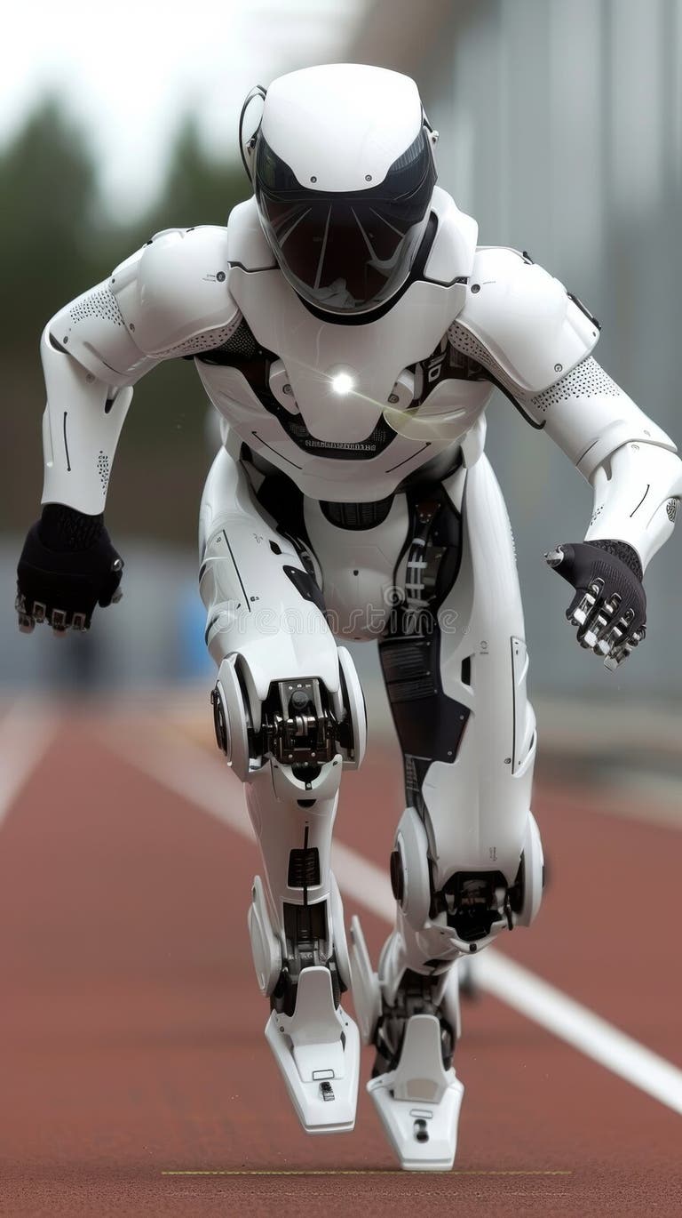 Robot Sprinter Stock Illustrations – 156 Robot Sprinter Stock ...