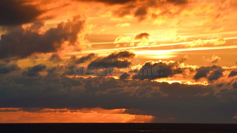 Incredible Sunset Behind The Clouds Picture. Image: 84950403