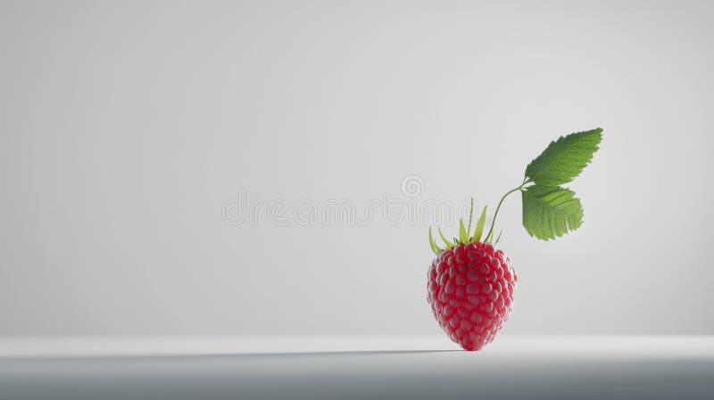 Incredible Texture is Featured in a Detailed Fresh Raspberry Berry ...