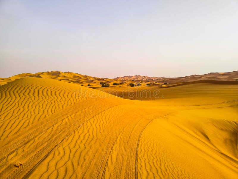 Incredible View from Desert Stock Photo - Image of dubai, dunes: 226710510