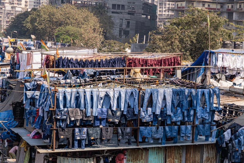 Incredible View of the Dhobi Ghat in Mumbai Editorial Photo - Image of ...