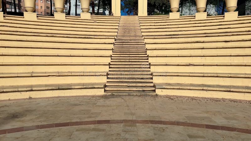 Elegant Steps in a Scenic Amphitheater, Showcasing Beautiful ...