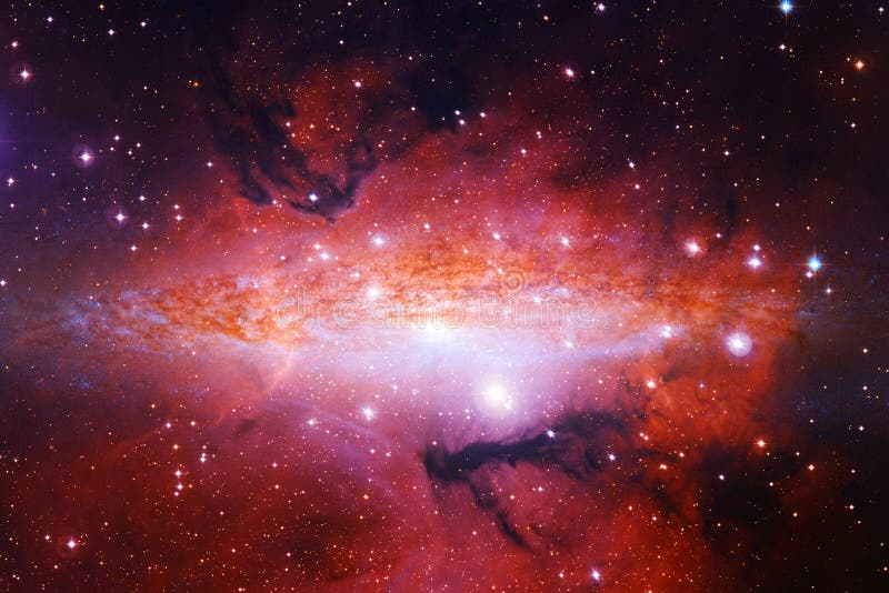 Incredibly Beautiful Galaxy in Outer Space Stock Image - Image of ...