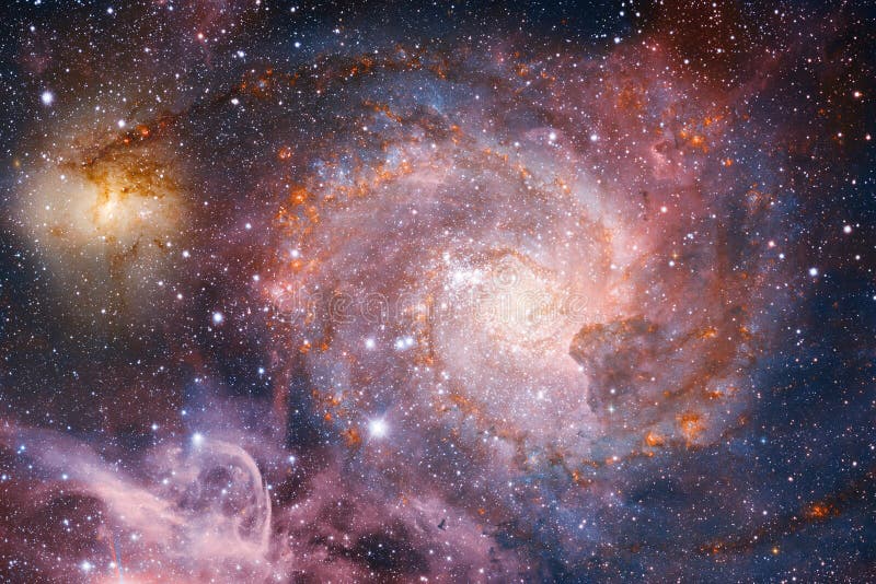 Incredibly Beautiful Galaxy in Outer Space Stock Image - Image of ...