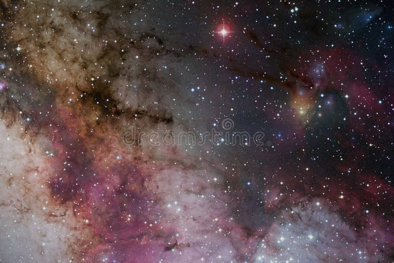 Incredibly Beautiful Galaxy in Outer Space Stock Image - Image of field ...