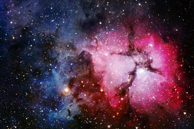 Incredibly Beautiful Galaxy in Outer Space Stock Image - Image of comet ...