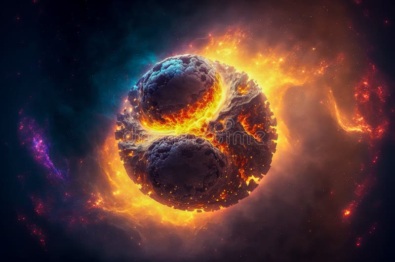 Incredibly Beautiful Galaxy in Outer Space. Nebula Night Starry Sky in ...