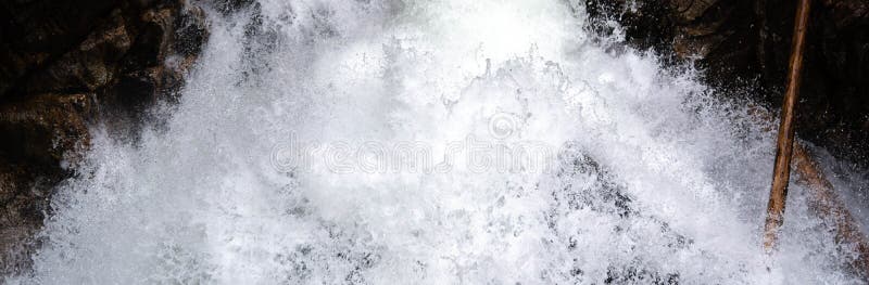 Incredibly Beautiful Powerful Waterfall in the Mountains, Incredible ...