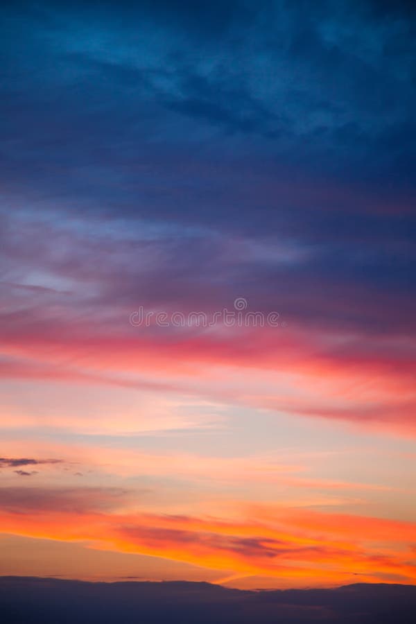 Incredibly Beautiful Sunset, Clouds at Sunset, Colorful Sunset Stock ...