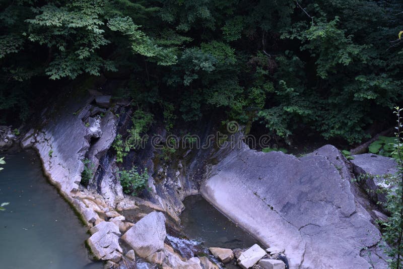 Incredibly Sharp Rocky Rocks in the Gorge Stock Photo - Image of cliff ...