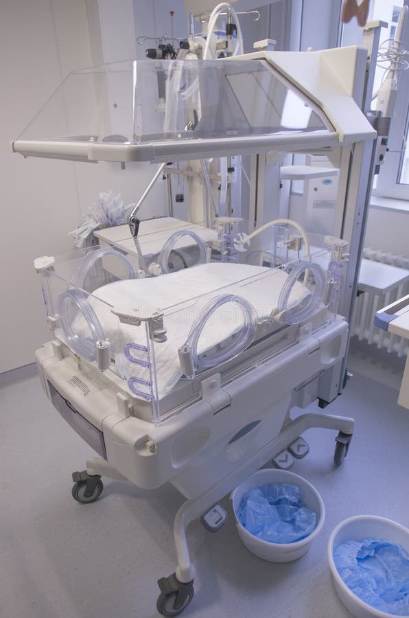 Incubator for newborn stock image. Image of care, climate - 46409169