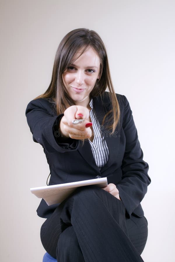 Incumbe a usted imagen de archivo. Imagen de pluma, satisfecho - 7219089