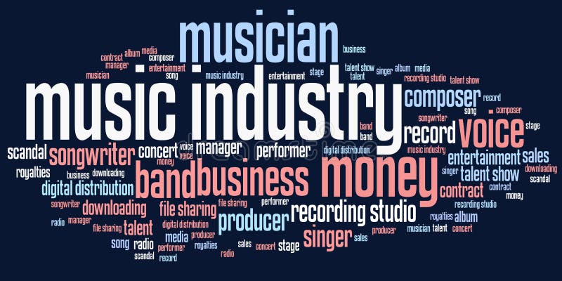 Indústria musical ilustração stock. Ilustração de conceptual - 47972230