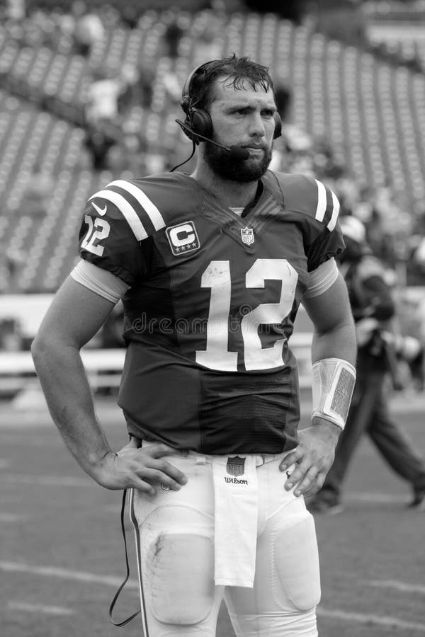 Andrew Luck Indianapolis Colts Editorial Photography - Image of game ...