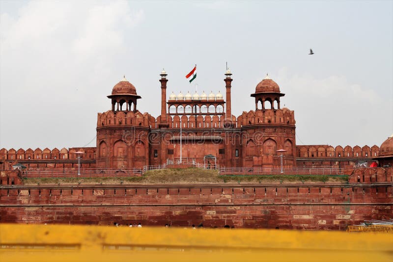 Fort Rouge De La Nouvelle Delhi Photo stock - Image du couleur ...