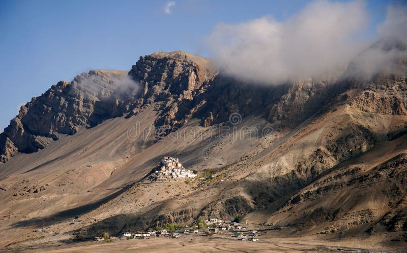 Inde, vallée de Spiti photographie éditorial. Image du horizontal ...
