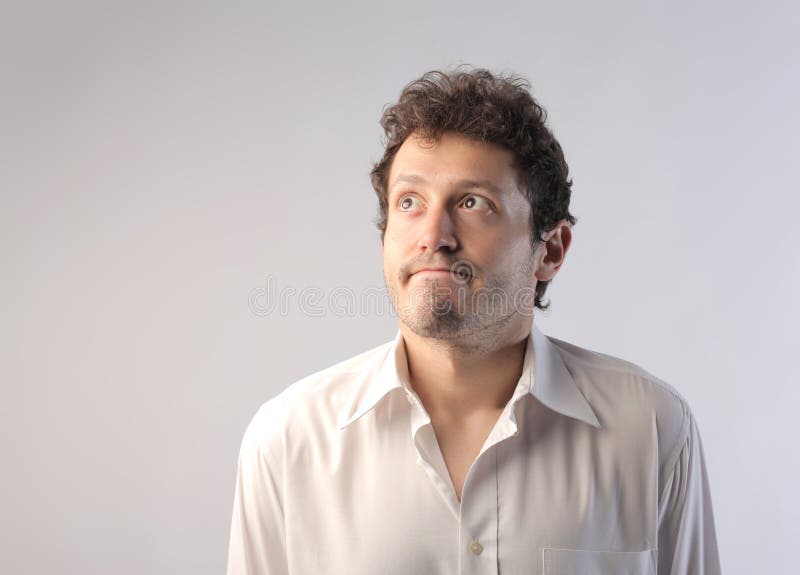 Indecision stock image. Image of watch, doubt, portrait - 20703755