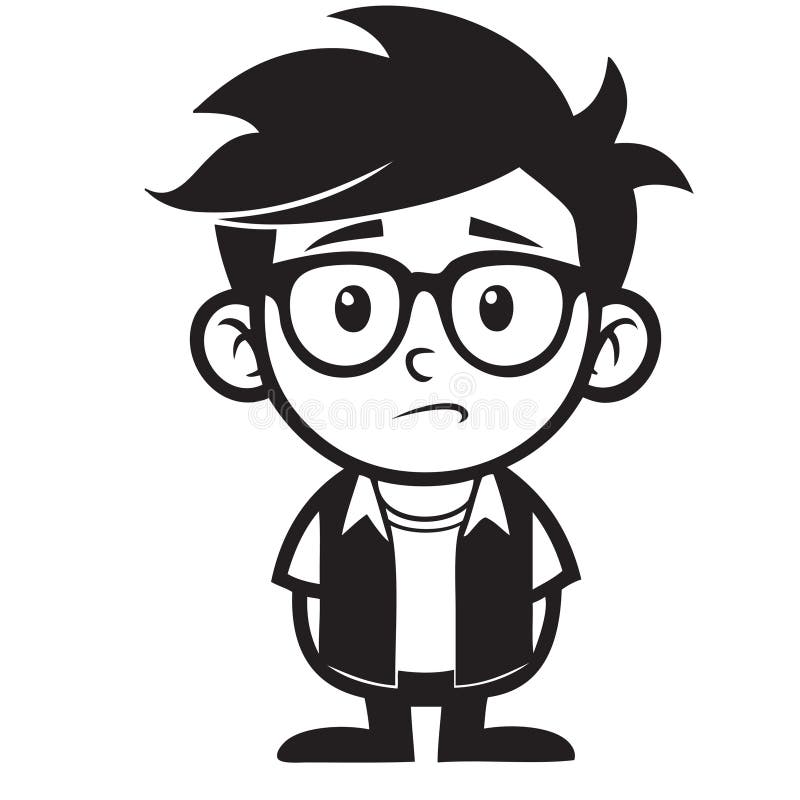 Indecisive and Intimidated Person Stock Vector - Illustration of hick ...