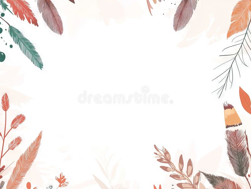 Indeginous Peoples Heritage Graphics Template Stock Illustration ...