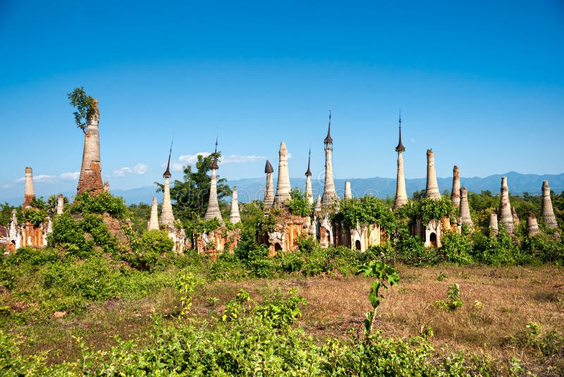 Inle Lake, Myanmar. stock image. Image of asian, exterior - 12624727