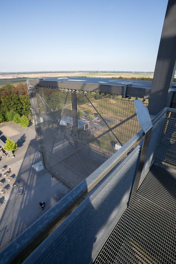 Indemann Watchtower Inden Germany Stock Photo - Image of famous ...
