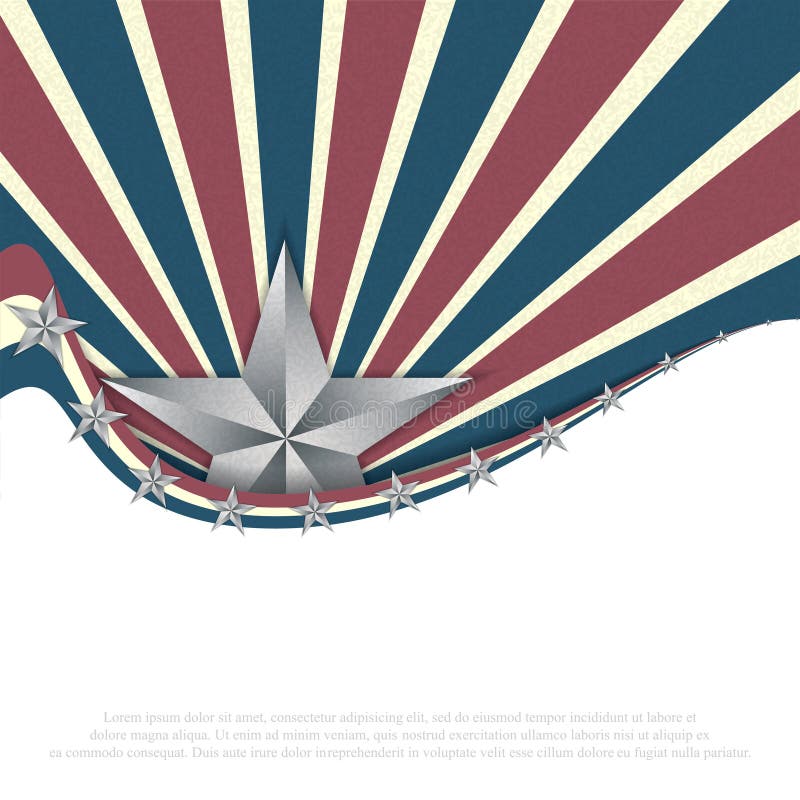 Patriotic header / banner stock vector. Illustration of backdrop - 17149335