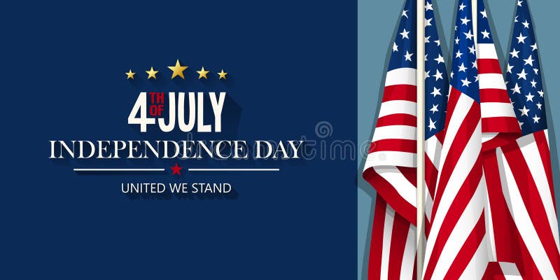 Independence Day card stock vector. Illustration of greeting - 280352931