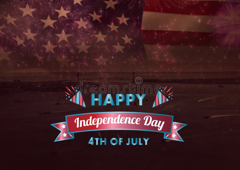 Independence day design stock illustration. Illustration of colourful ...