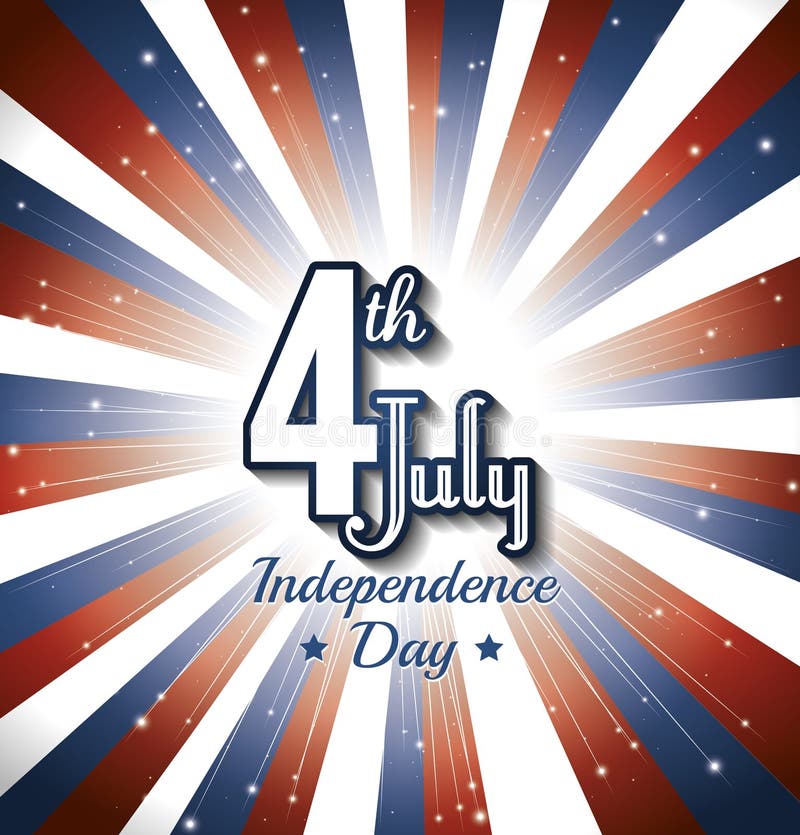 Independence day design stock illustration. Illustration of patriot ...