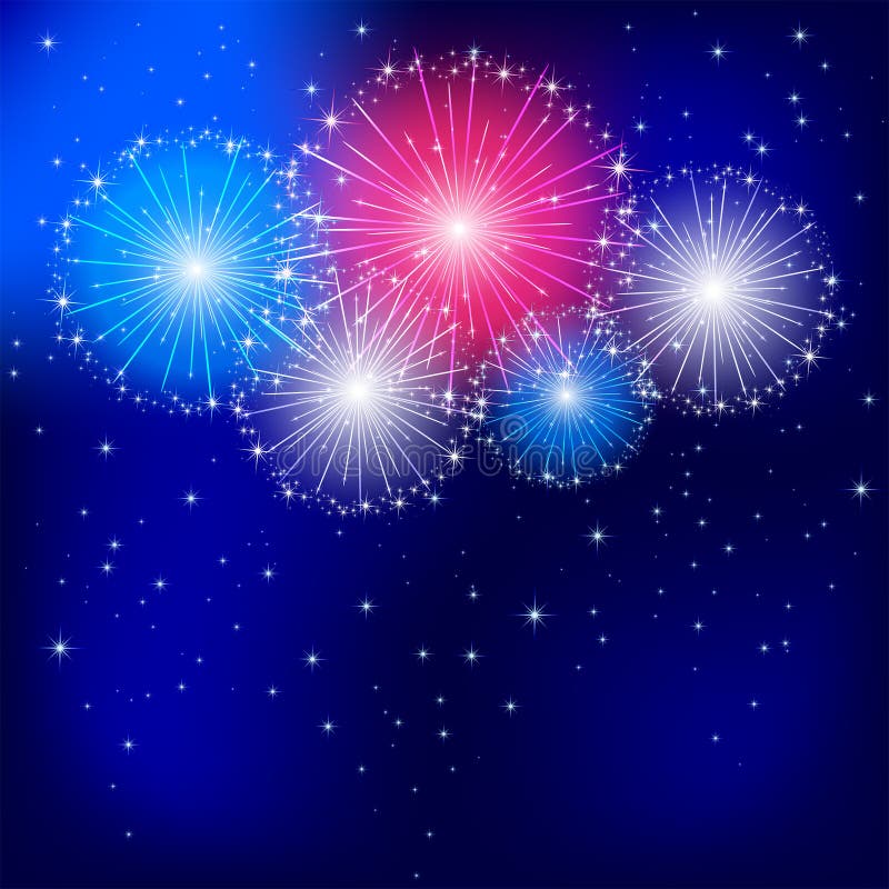 Celebration Firework Explosion Graphic Stock Vector - Illustration of ...