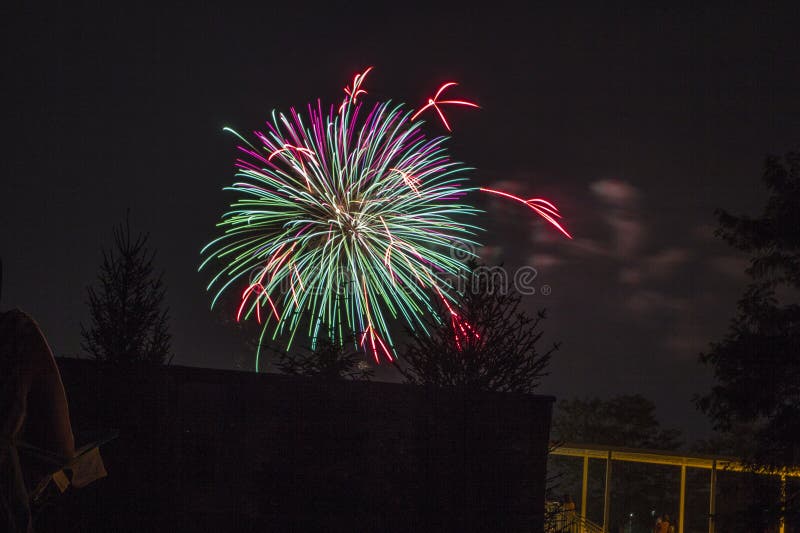 Independence Day Fireworks Display, Worthington, Ohio, July 4, 2022 ...