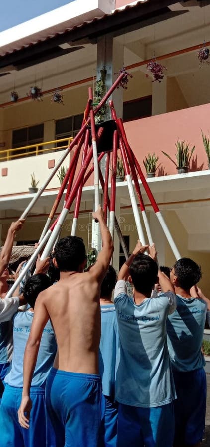 Independence Day in Indonesia , Teamwork for Success Editorial ...