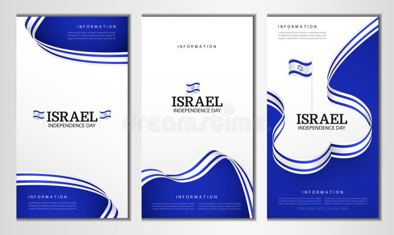 Independence Day of Israel stock vector. Illustration of copy - 309275956