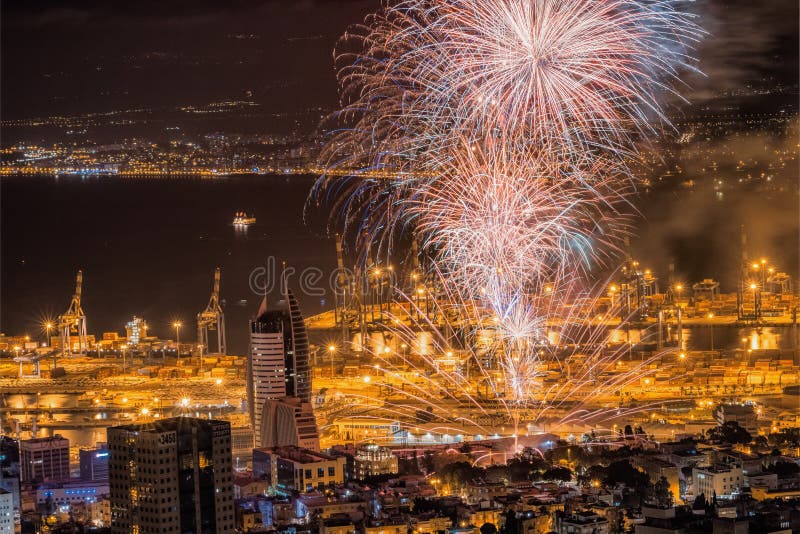Independence day of Israel editorial stock photo. Image of bright ...