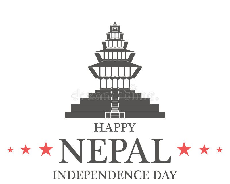 Independence Day. Nepal stock vector. Illustration of national - 86405260