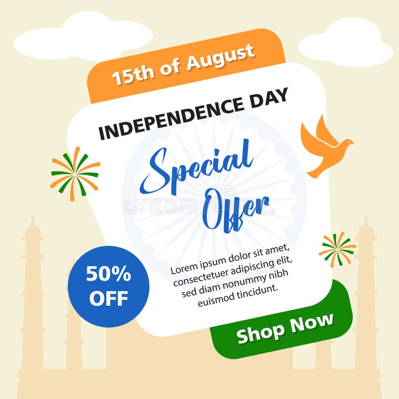 Independence Day Offer, 4th of July, Vector Illustration Stock Vector ...