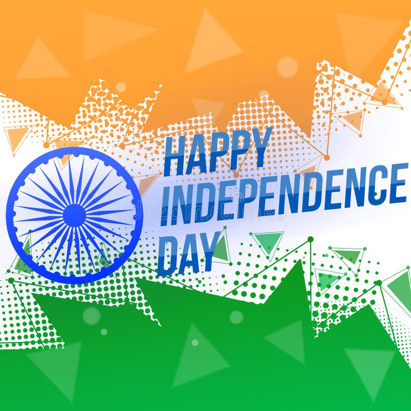 Tricolor Triangle Shapes, Abstract Background Stock Illustration ...